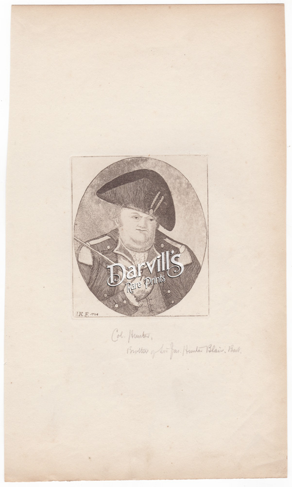 John Kay Scottish military and legal portraits original antique ...